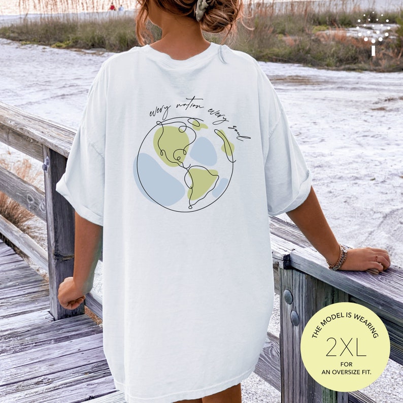 Every Nation Every Soul Christian Graphic Shirt Daniel 7:14 - Etsy