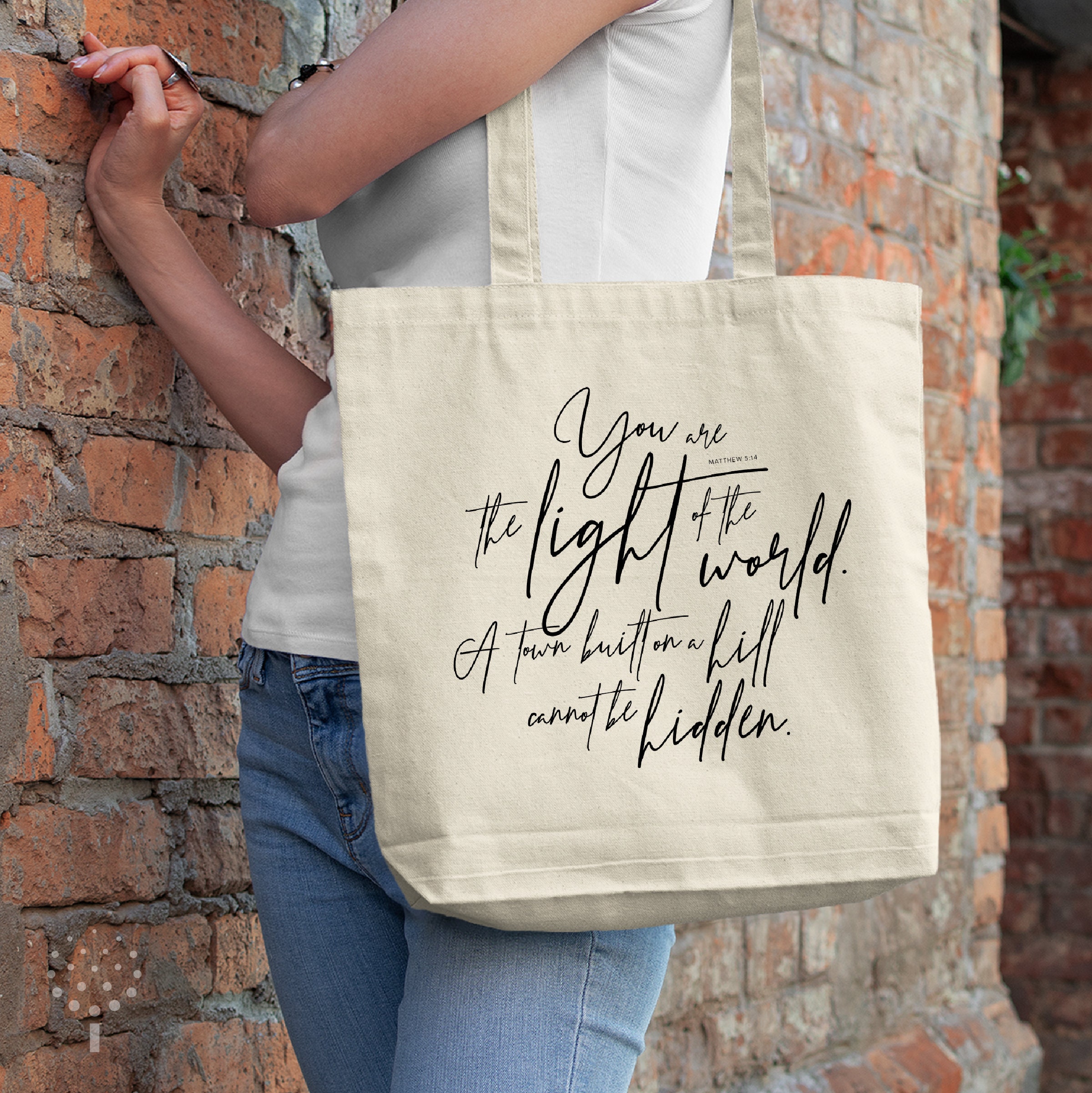 Christian Tote Bags, Bible Scripture Tote Bag, Organic Cotton Cool ...