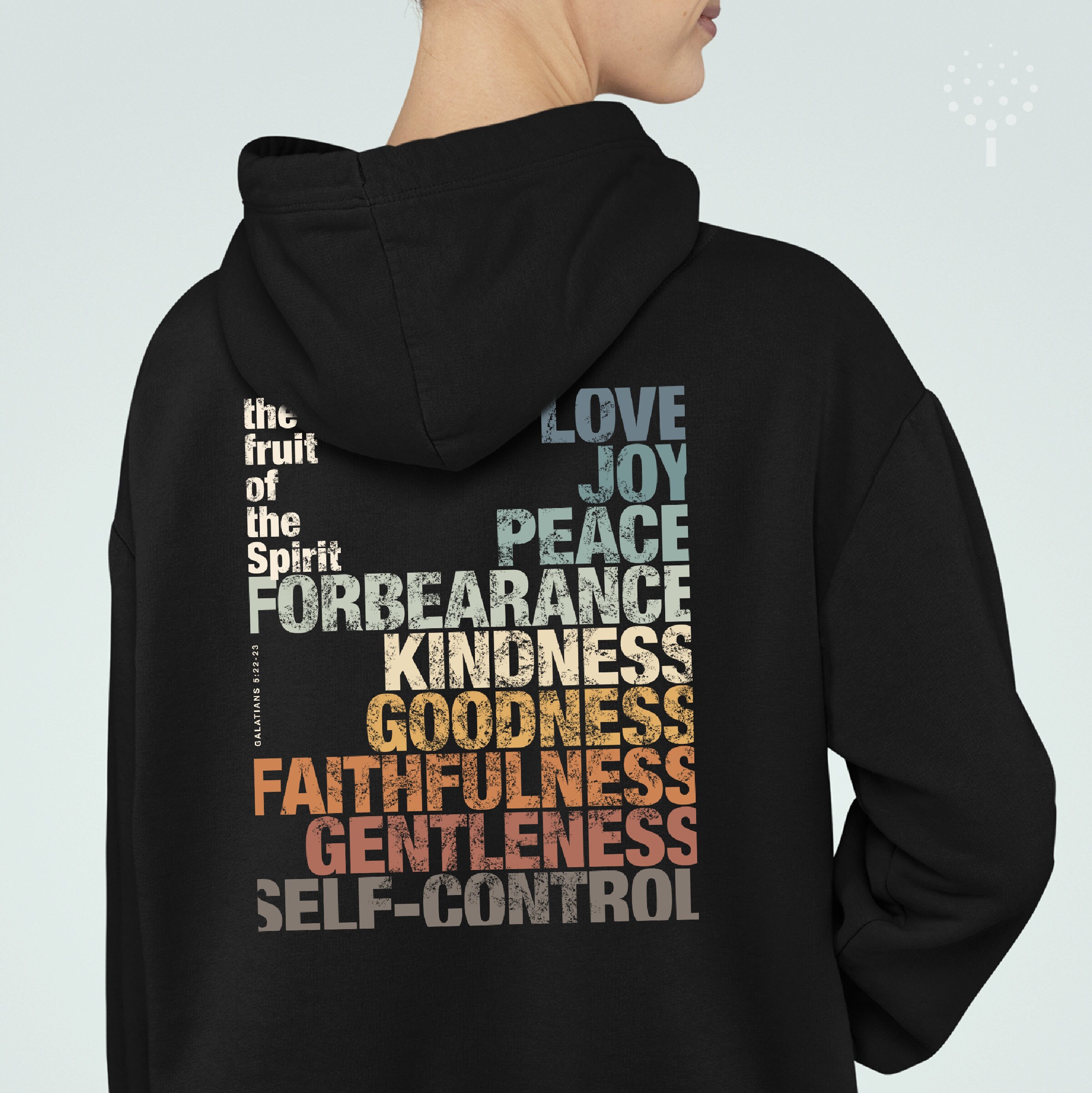 Bible Verse Cool Christian Hoodie the Fruit of the Spirit | Etsy