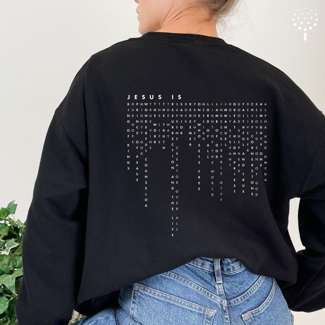 Jesus is names of God Cool Christian Graphic Sweatshirt Names of God ...