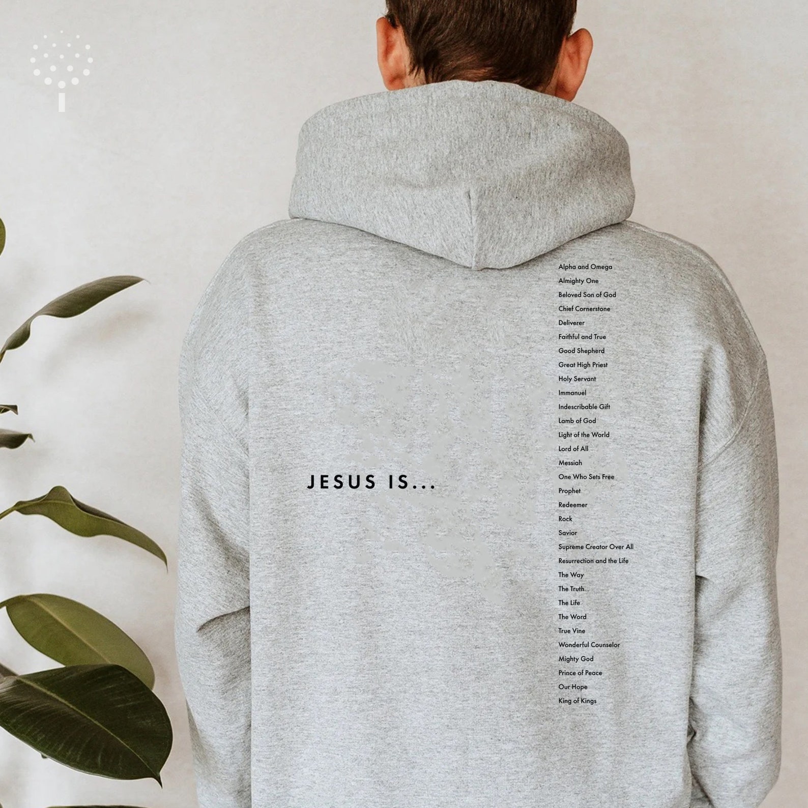 Jesus is names of God Cool Christian Graphic Hoodies Names | Etsy