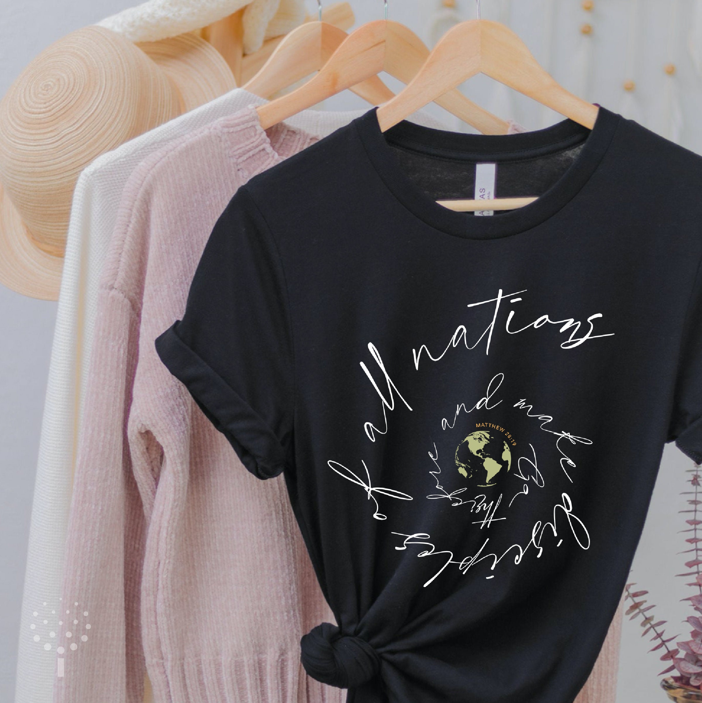 Go and Make Disciples Shirt Missionary Shirt Matthew 28:19 Christian ...