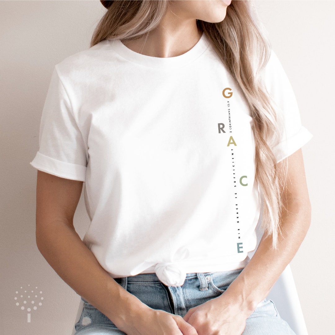 Grace Cool Christian Graphic Shirts, Grace Christian Shirt, Grace Tees ...