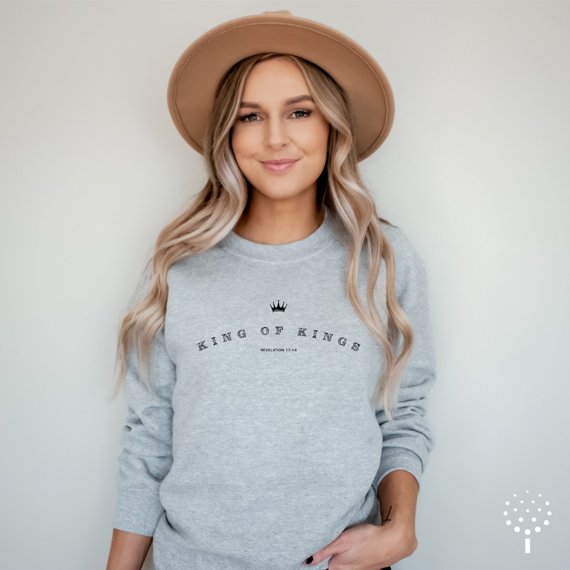 King of King Christian Sweatshirt for Women & Men, Bible Scripture ...
