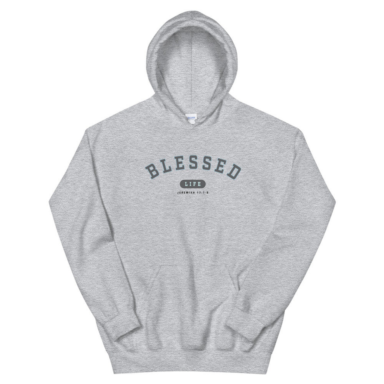 Blessed Life Christian Hoodie, Church Hoodies, Blessed Life Bible ...
