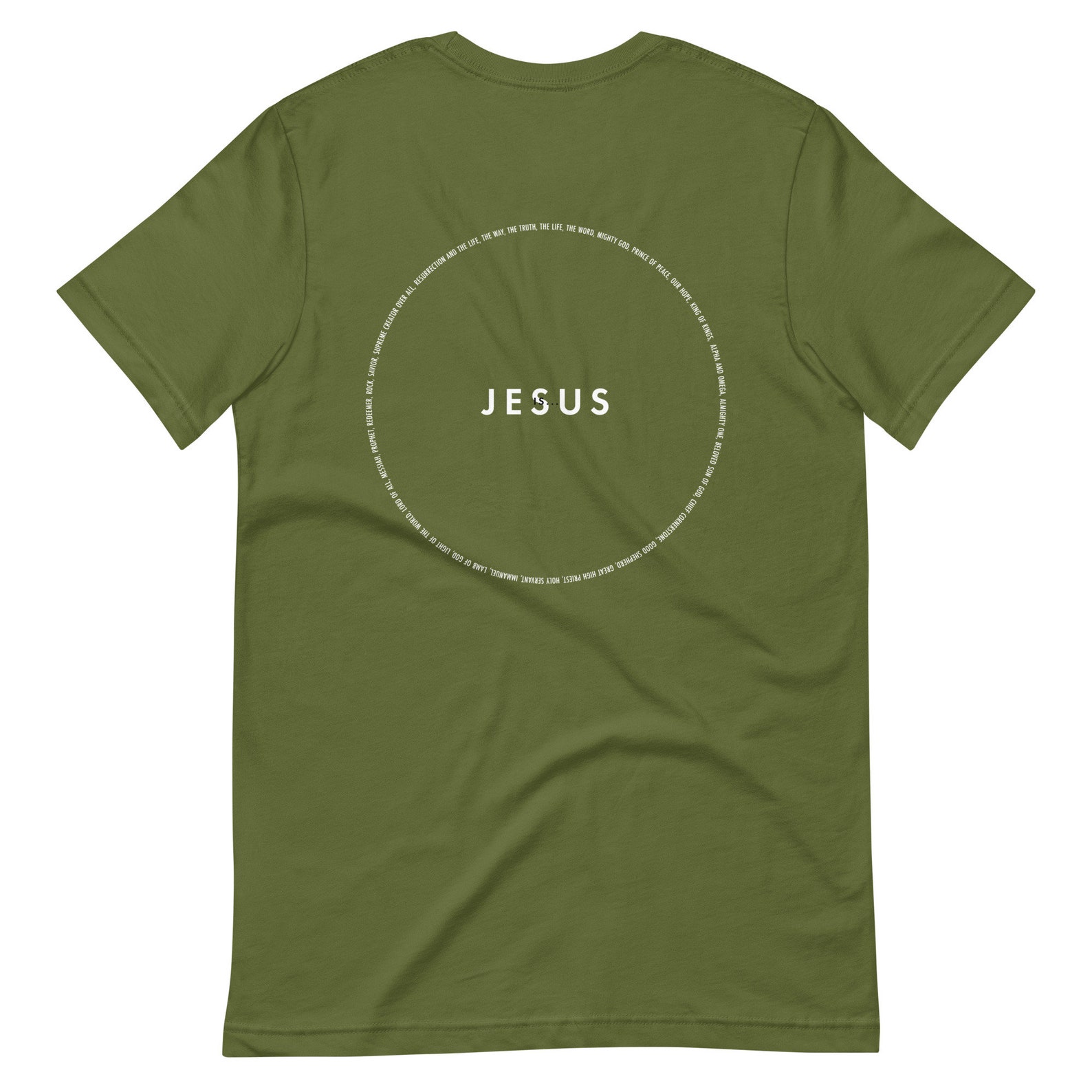 Jesus is (names of God) Cool Typography Christian Shirts| Names of God ...
