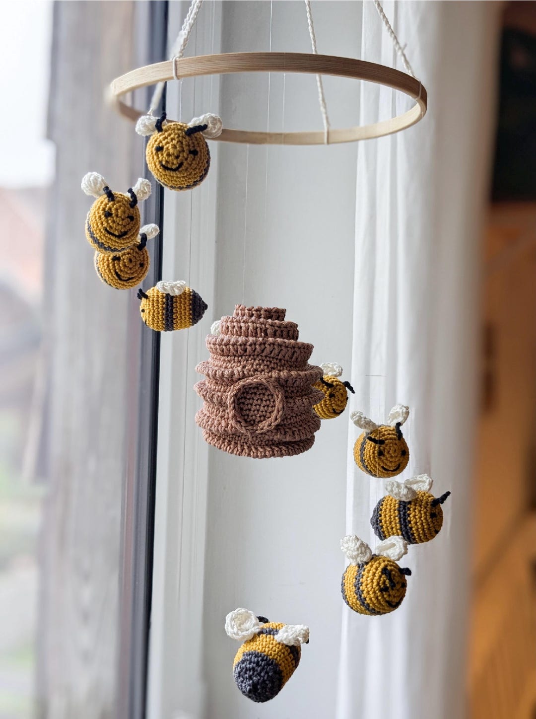 Bees Mobile Pattern English - Etsy