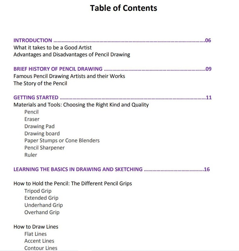 Pencil Drawings the Beginners Guide: the Step by Step Tutorial to Learn ...