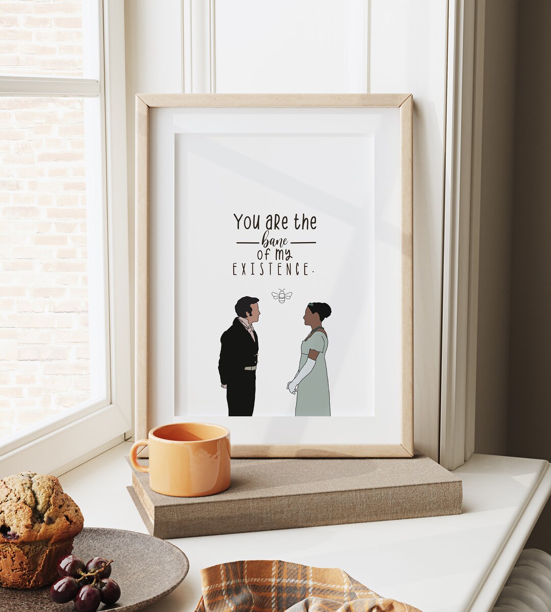 Kate X Anthony "bridgerton" Print, Bridgerton Quote Print, Anthony ...