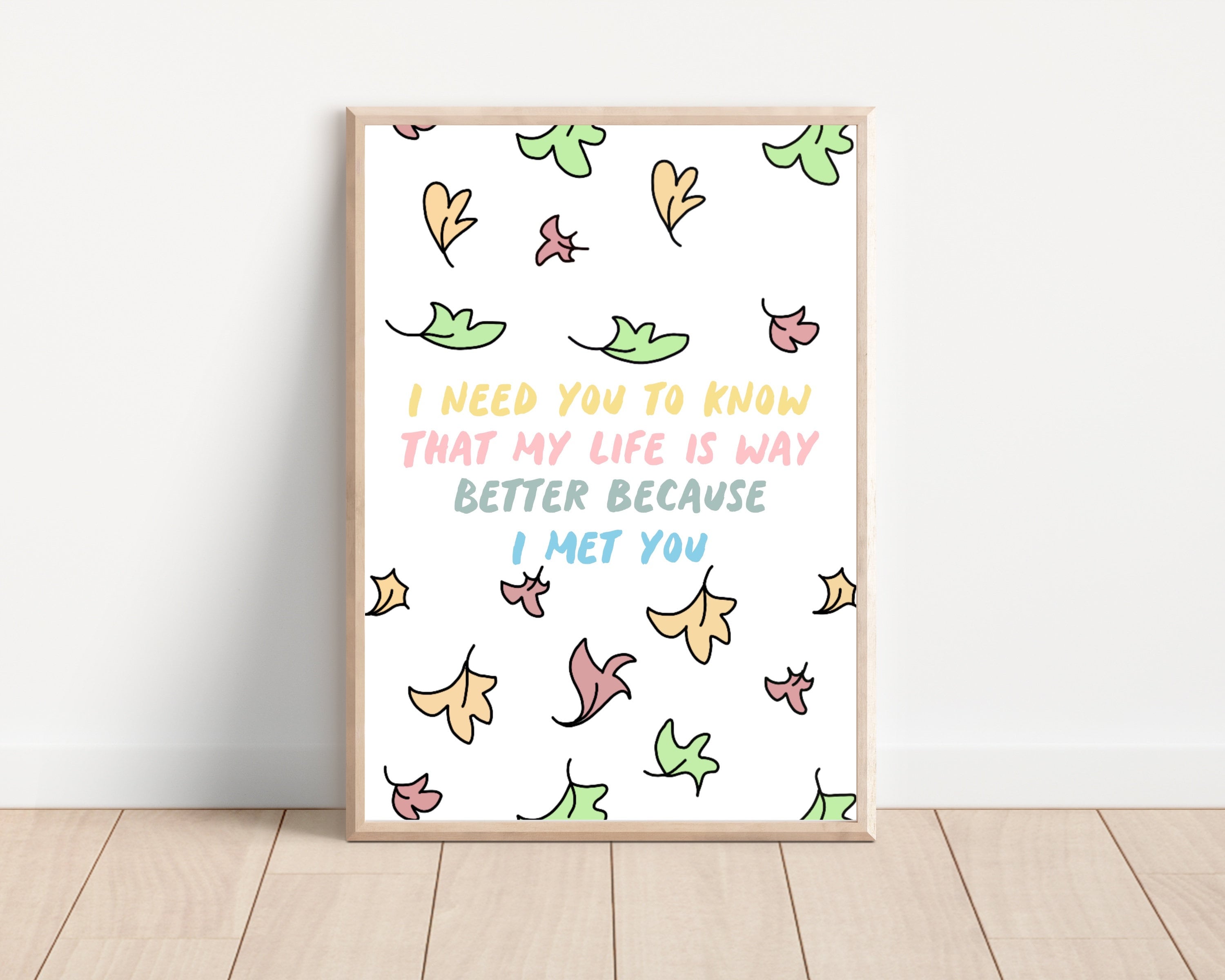 Heartstopper Print Heartstopper Quote Nick and Charlie - Etsy UK