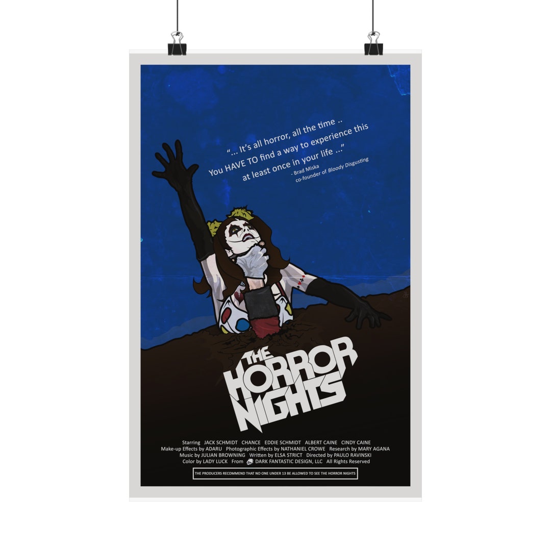 HHN Deadites Matte Vertical Posters - Etsy