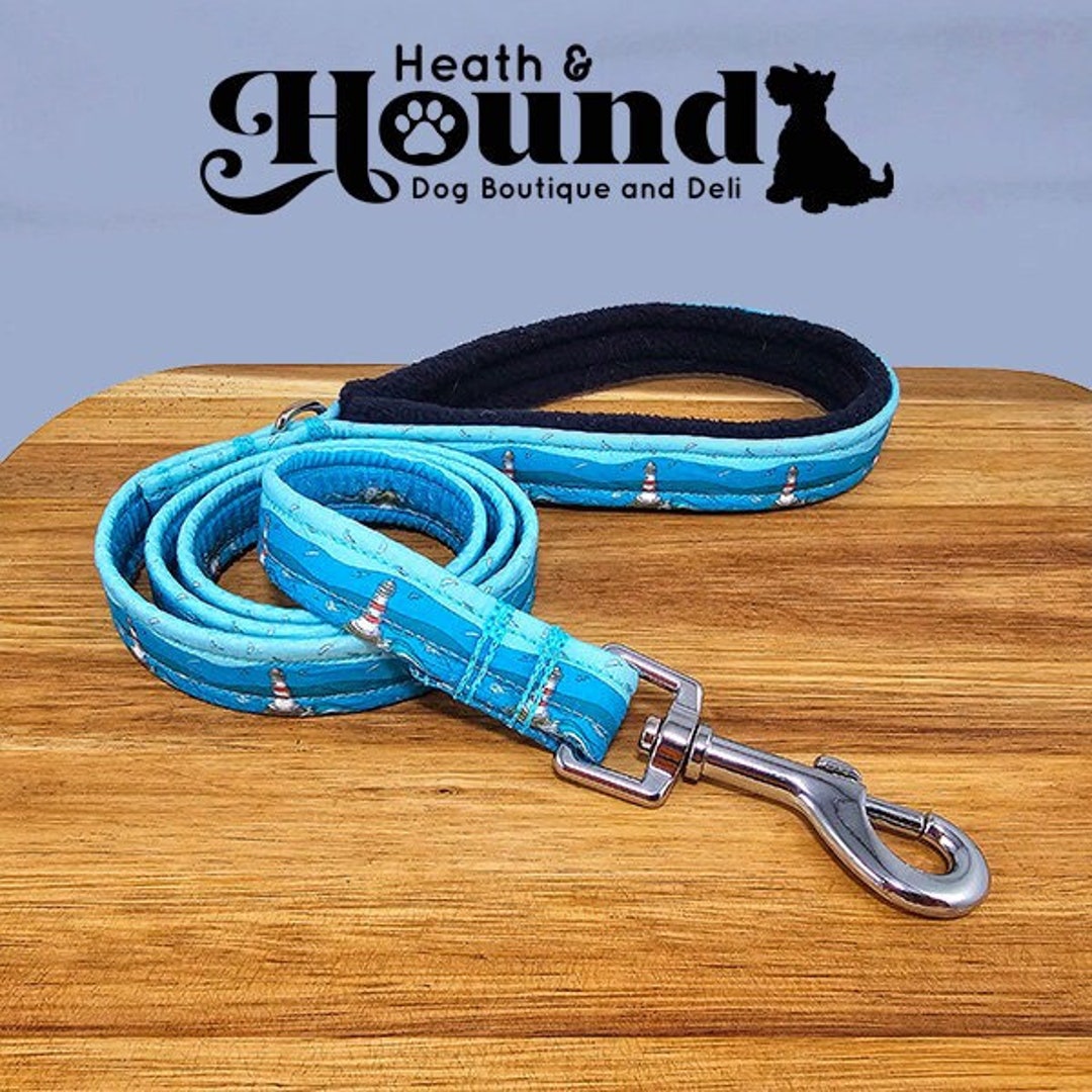 Blue Lighthouse Dog Lead | Leash | Walking Accessory - Etsy