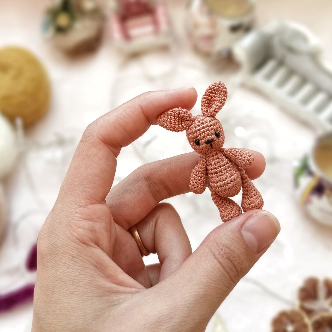 Crochet Pattern Tiny Bunny. PDF Patttern Cute Little Rabbit. - Etsy