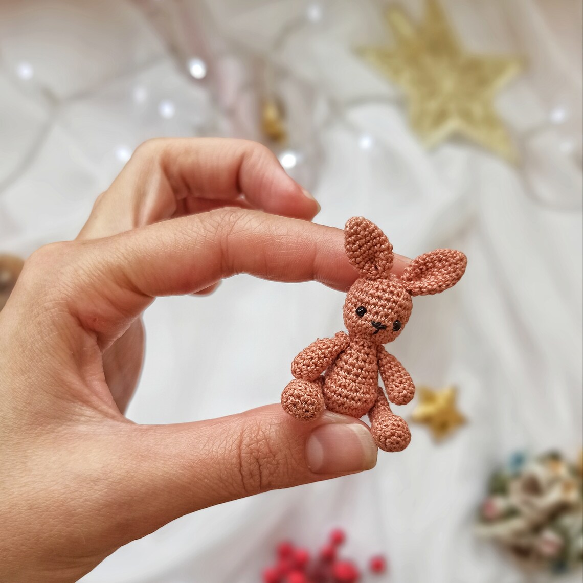 Crochet Pattern Tiny Bunny. PDF Patttern Cute Little Rabbit. - Etsy
