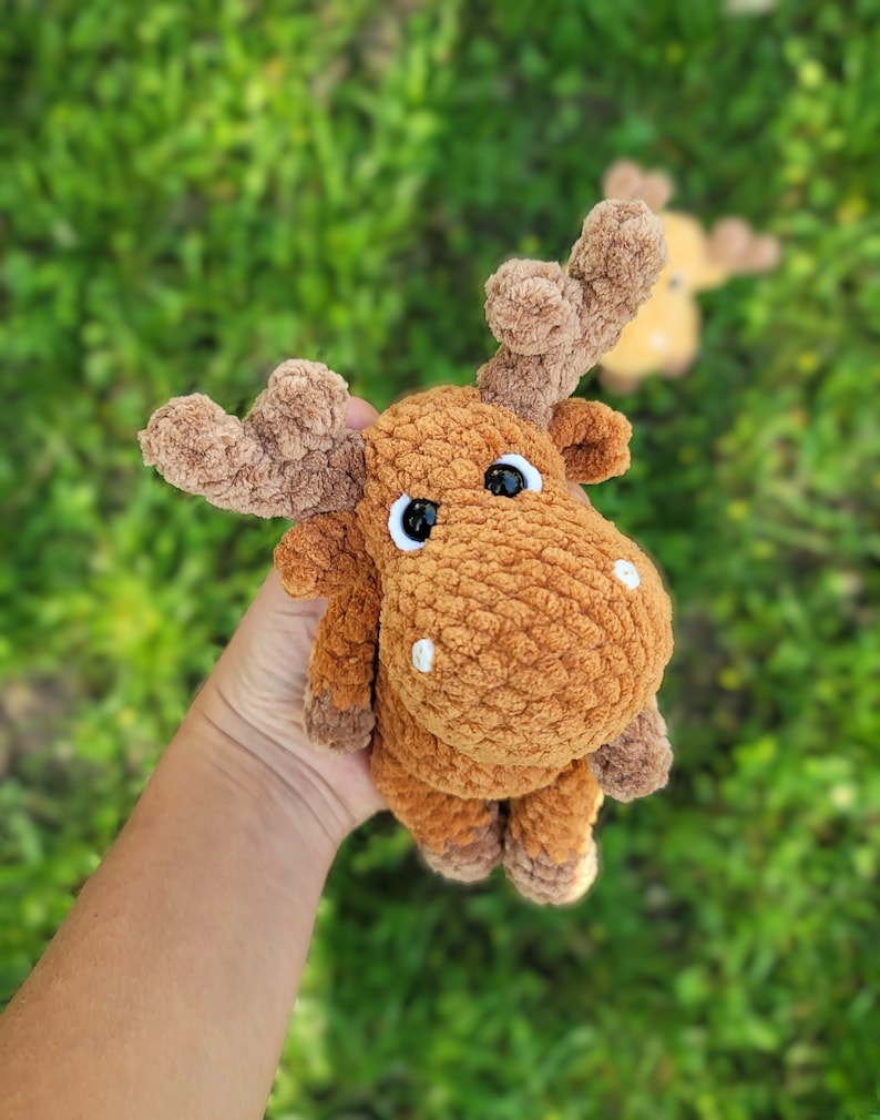 Crochet Moose Amigurumi Pattern Instant Download PDF Pattern Crochet ...