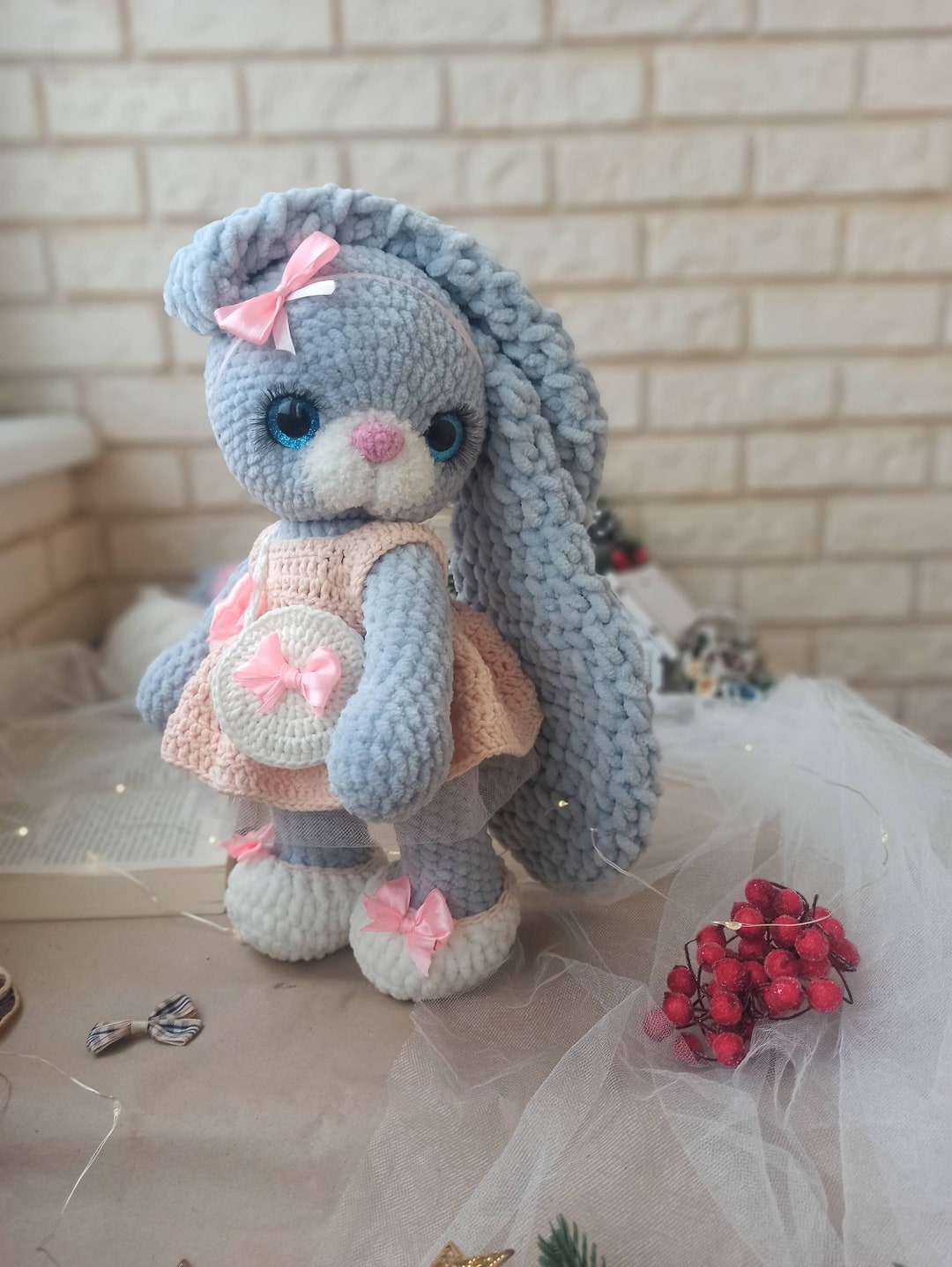 Amigurumi Bunny Crochet Pattern. Cute Easter Bunny Amigurumi Pattern ...