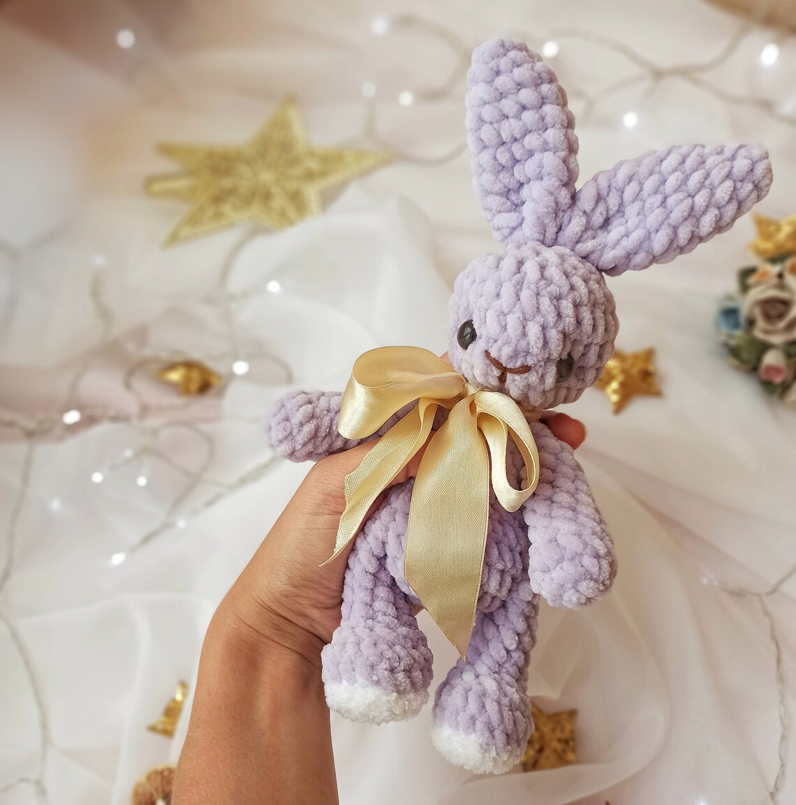 Crochet Pattern Tiny Bunny. PDF Patttern Cute Little Rabbit. - Etsy