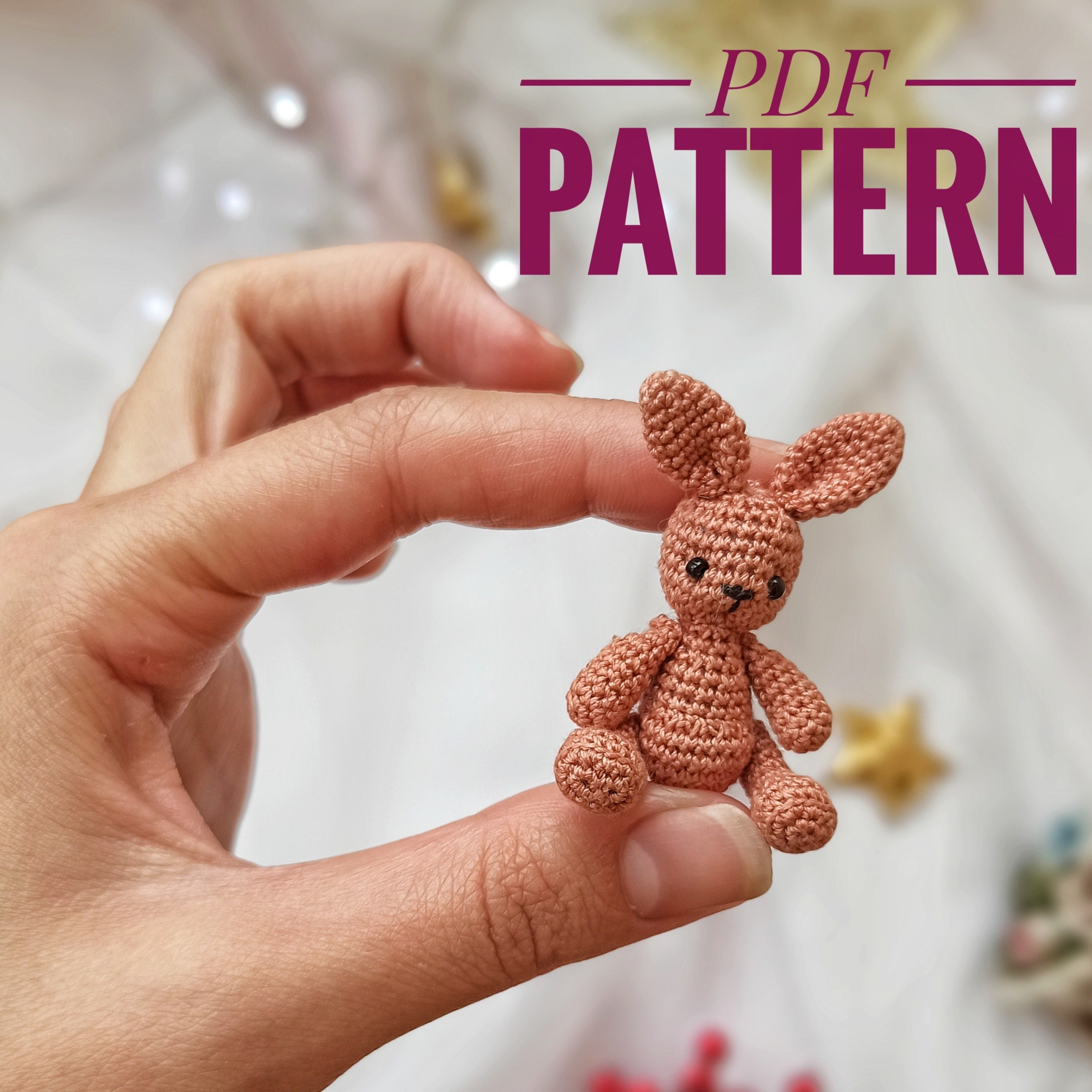 Amigurumi Bunny Crochet Pattern. PDF Pattern Cute Little Rabbit. Easter ...