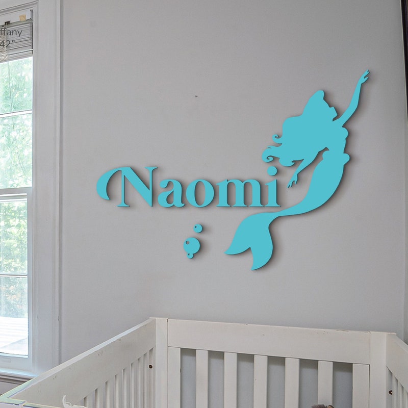Wood Mermaid Wall Decor - Etsy