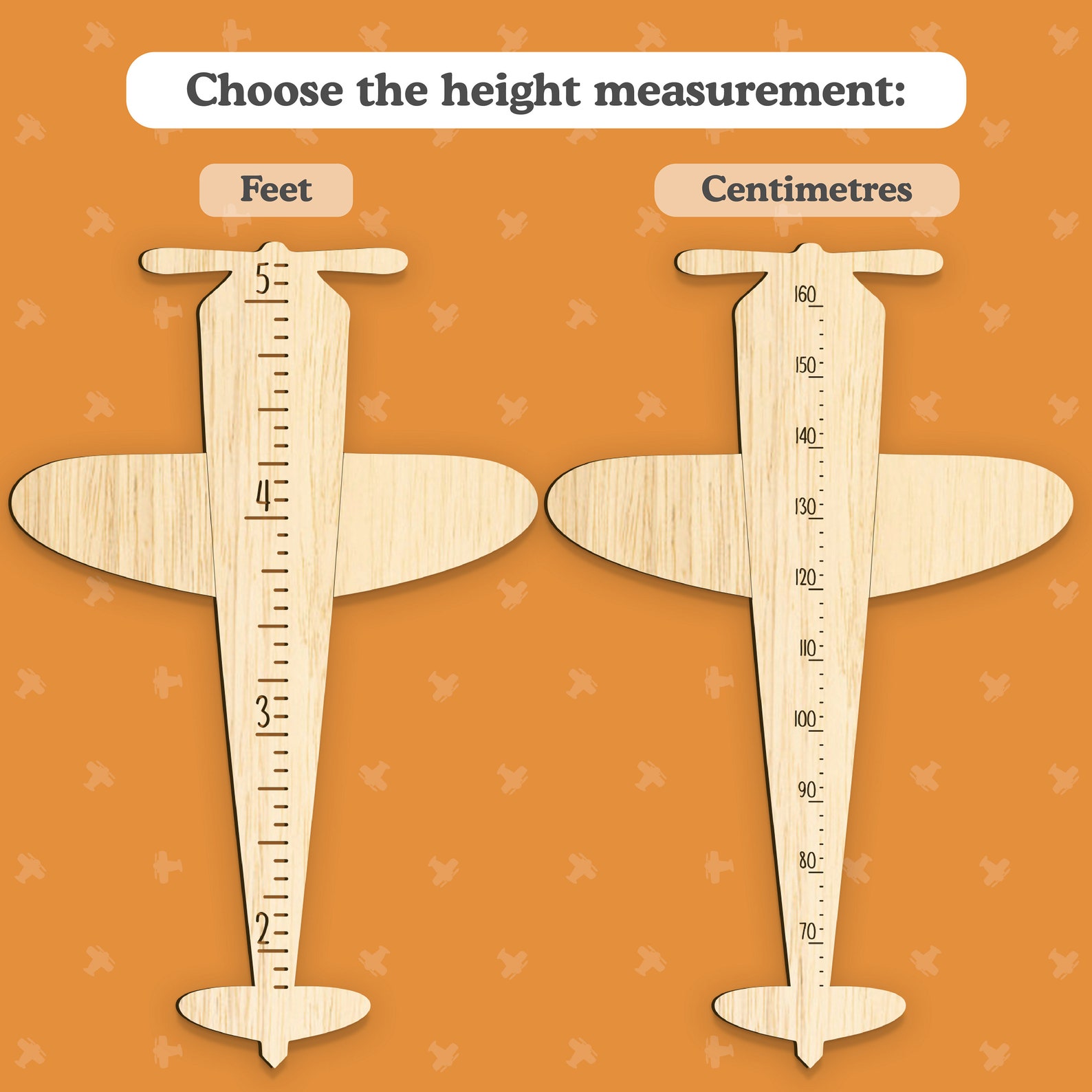 Airplane Growth Chart Vintage Airplane Height Chart Personalized Growth ...