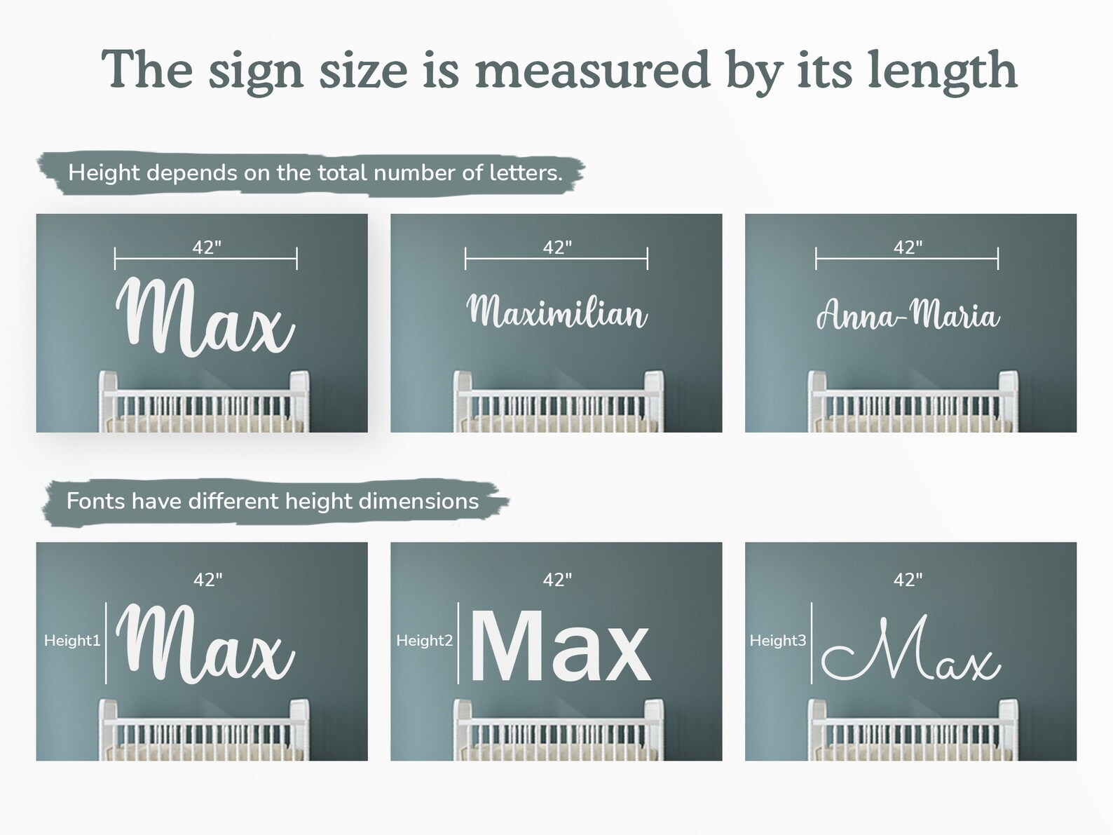 Nursery Wall Decor Nursery Decor Girl Nursery Name Sign | Etsy