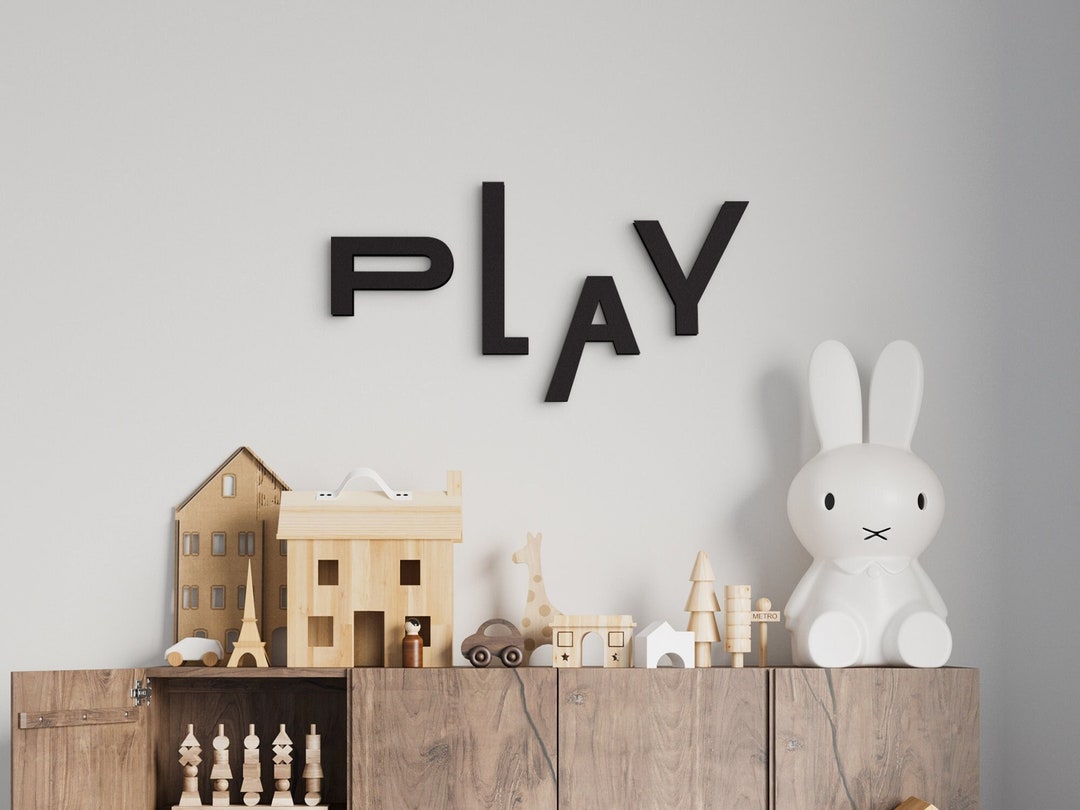 Play Play Room Wall Decor Play Room Sign Play Room Wall Art Game Room ...