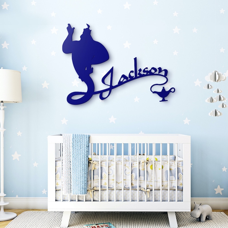 Aladdin Disney Inspired Personalized Nursery Sign Aladdin - Etsy