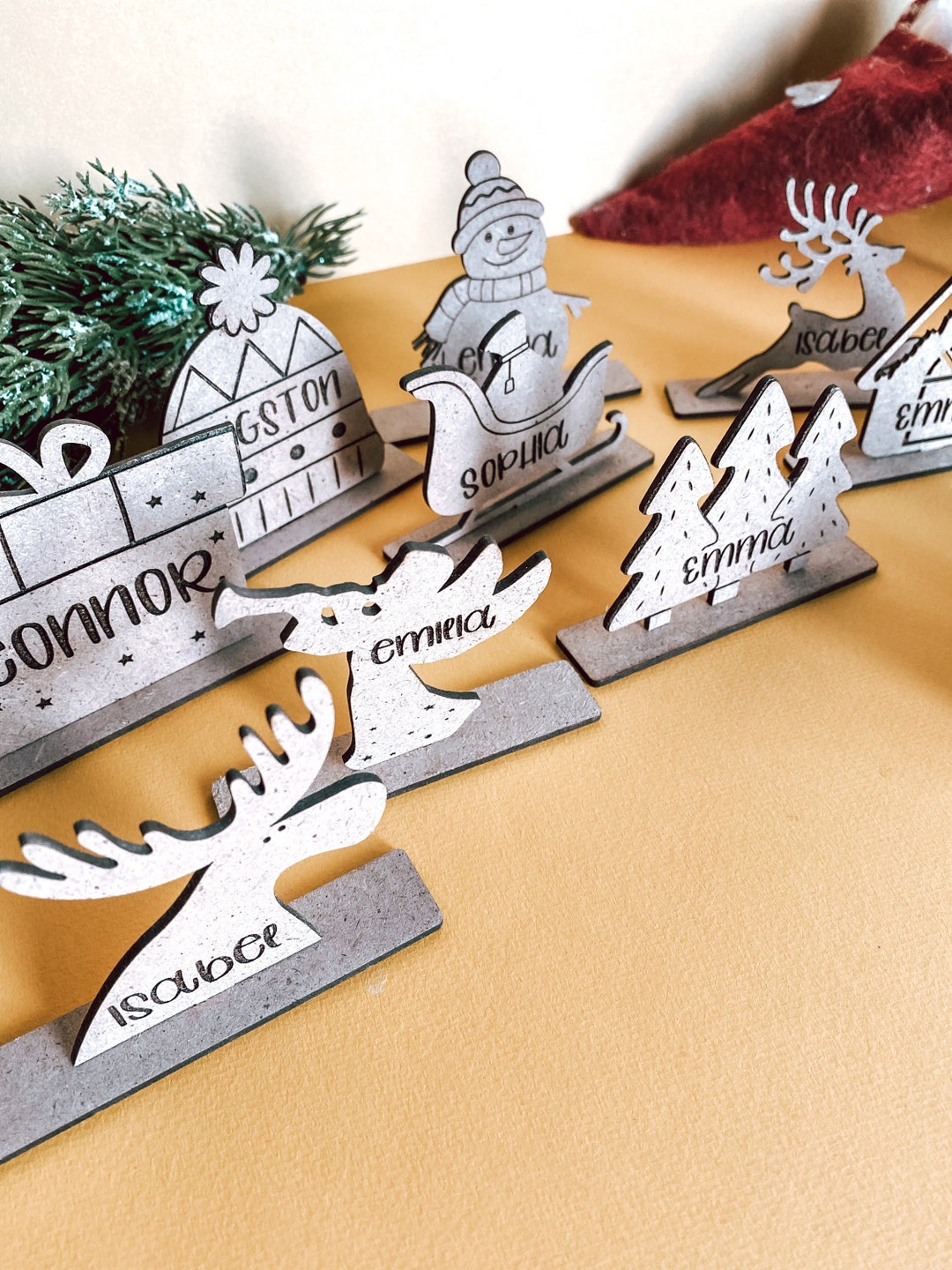 Christmas Reindeer Place Names Stag Place Names Table Place Names Table ...