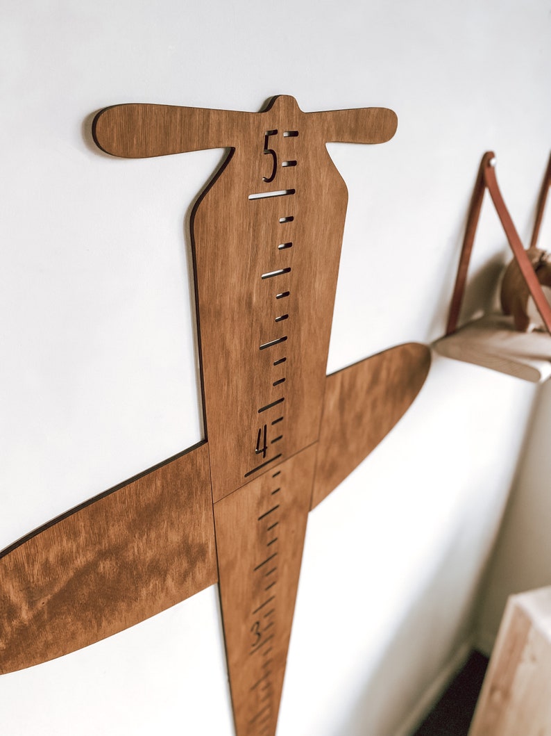 Airplane Growth Chart Vintage Airplane Height Chart | Etsy