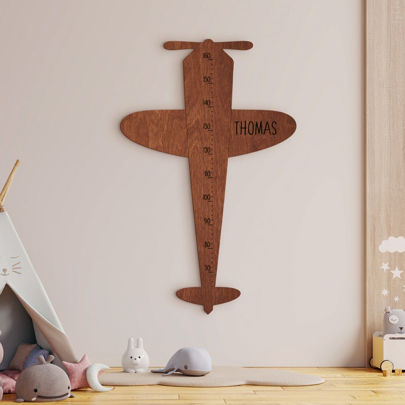 Airplane Growth Chart Vintage Airplane Height Chart | Etsy