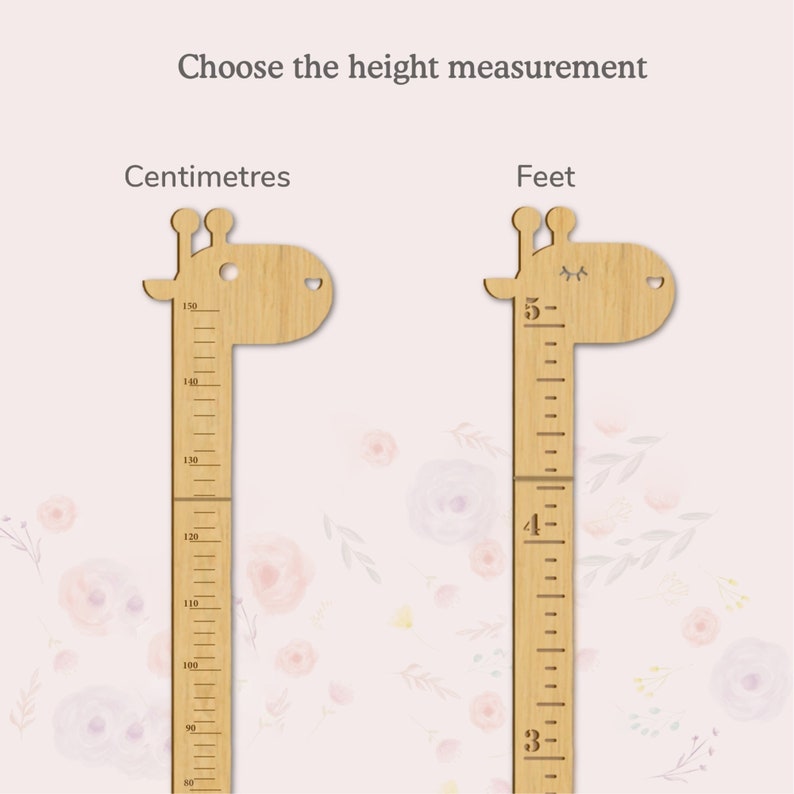 Growth Chart Personalized Growth Chart Ruler Baby Gift Wood - Etsy