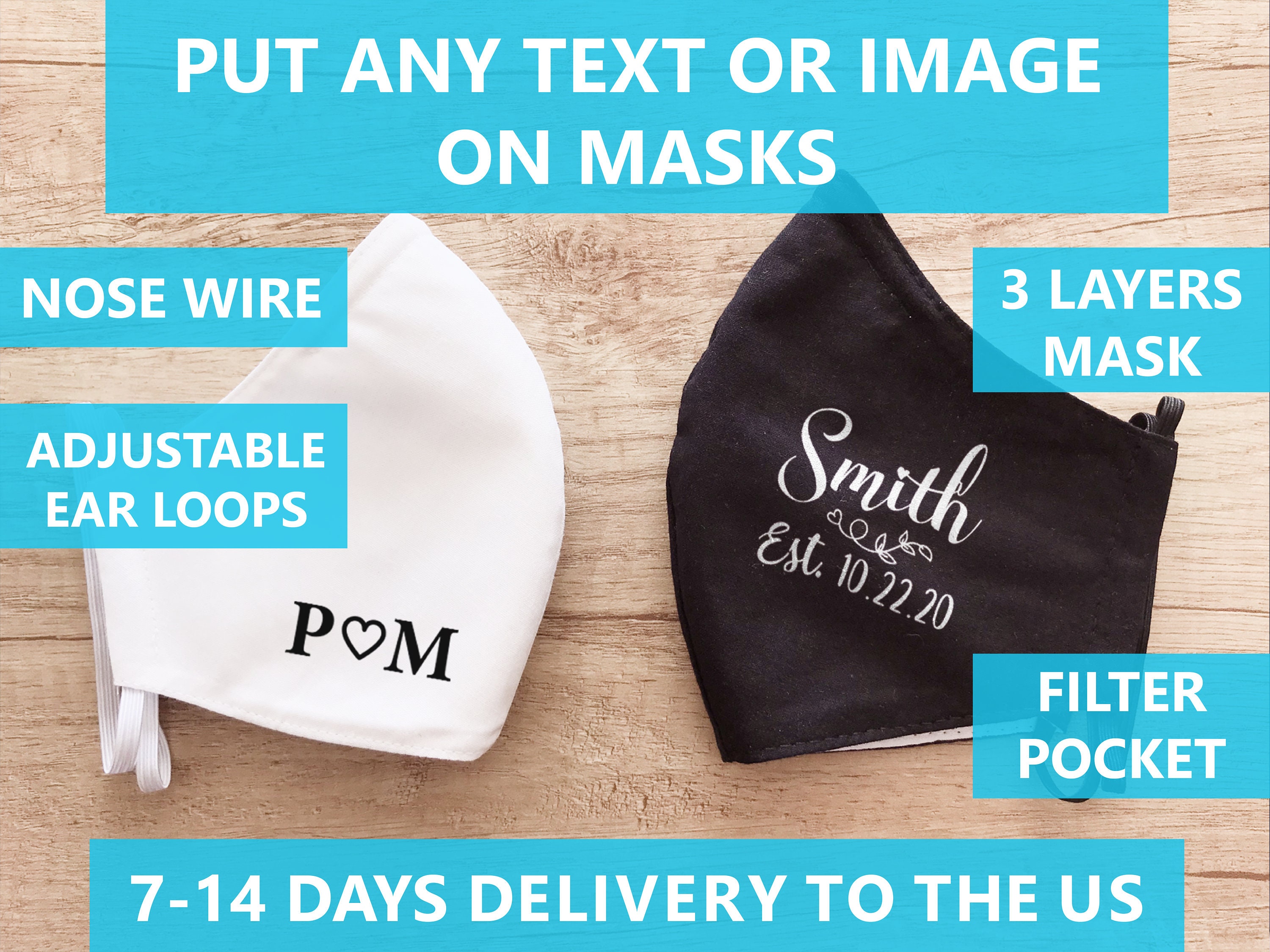 Wedding guest mask wedding mask for guest custom wedding face | Etsy