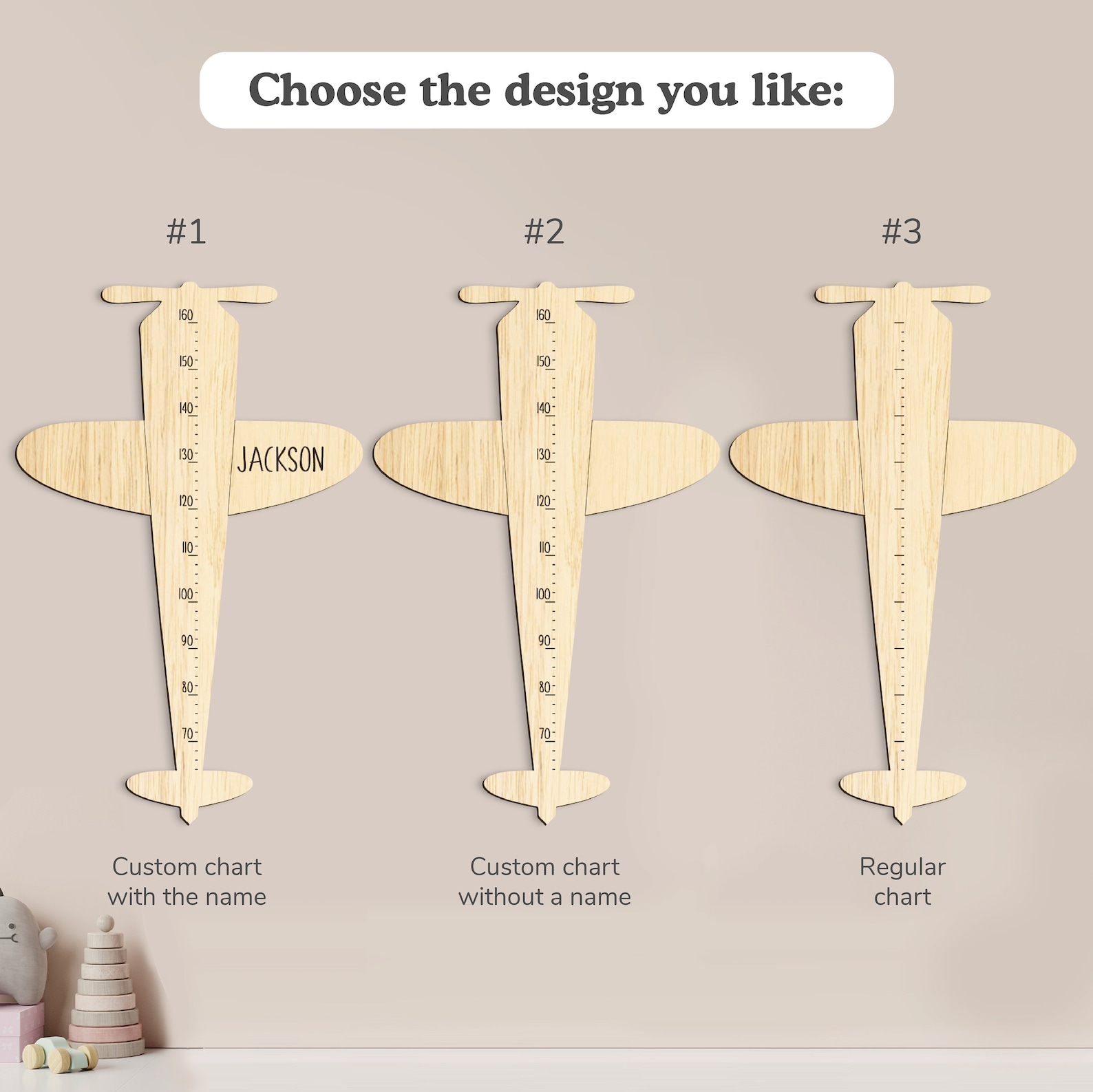 Airplane Growth Chart Vintage Airplane Height Chart Personalized Growth ...
