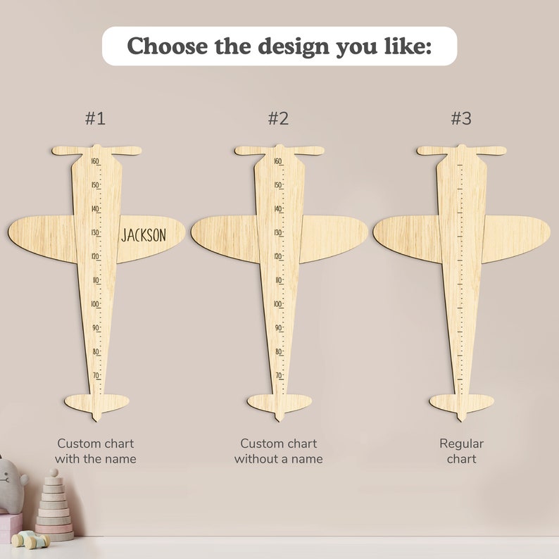 Airplane Growth Chart Vintage Airplane Height Chart | Etsy