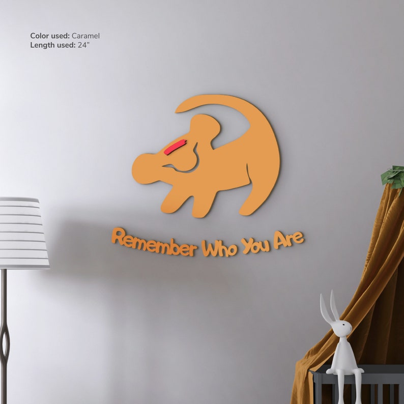 Simba Name Sign for Nursery Lion King Wall Art Baby Nursery Decor ...