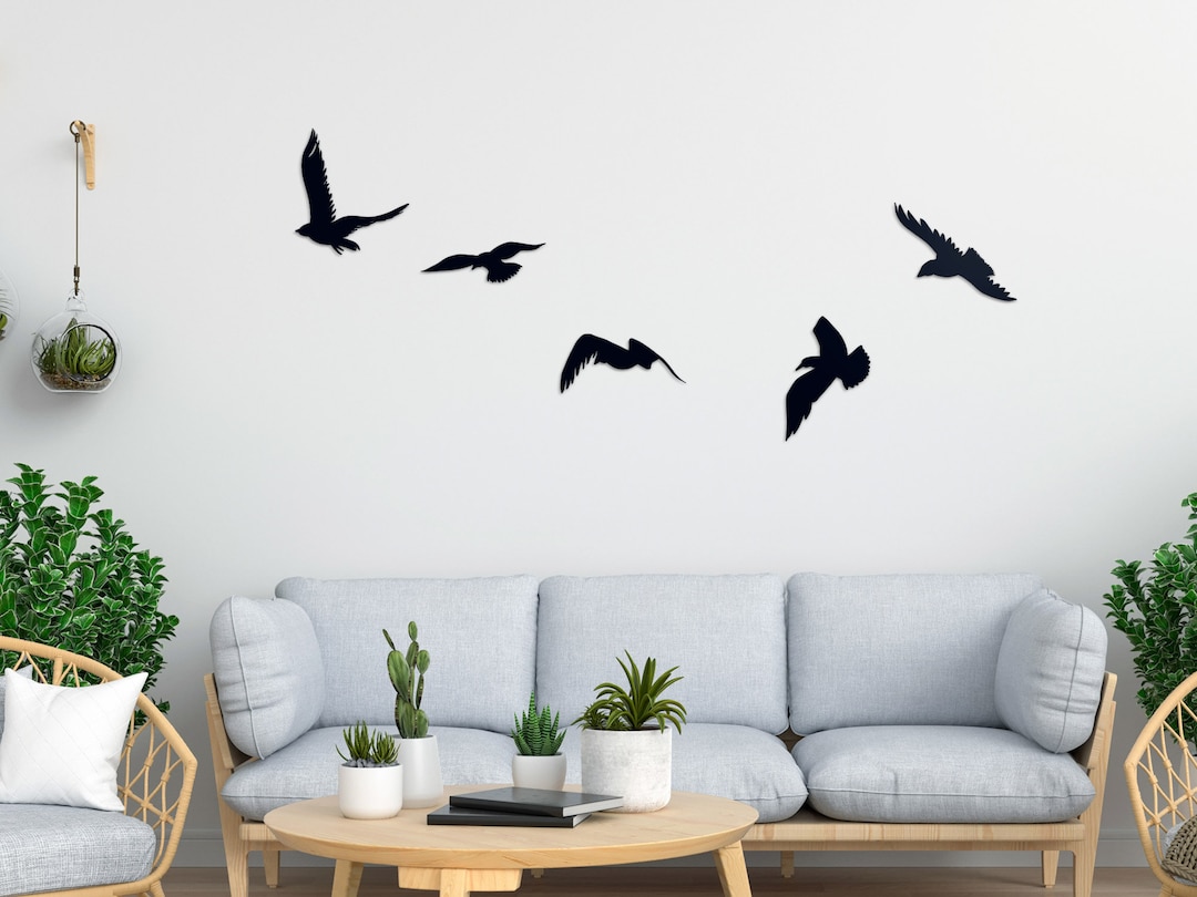 Bird Wall Decor Interior Housewarming Gift Wall Art Office Decor Home ...