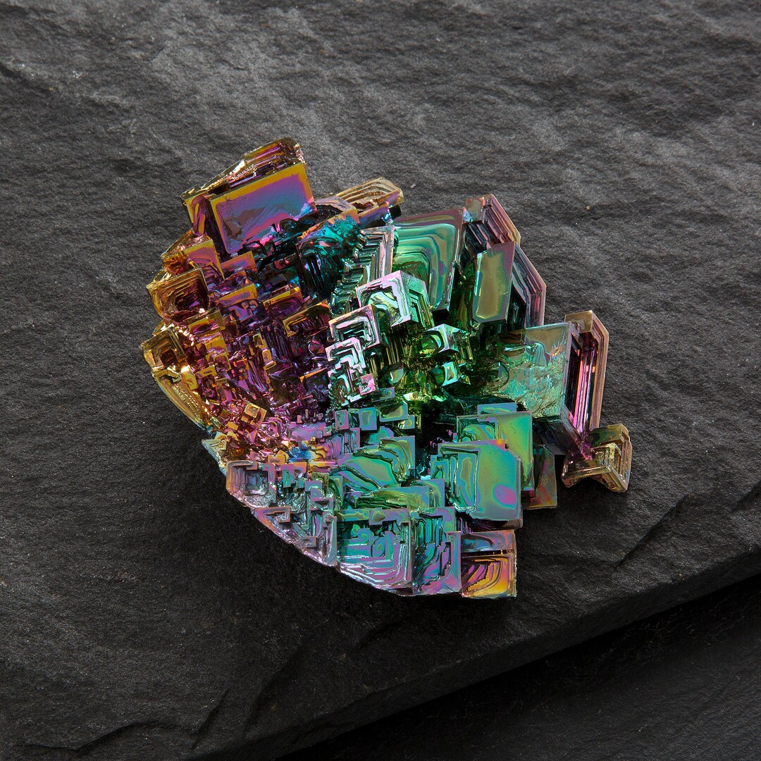 Rainbow Bismuth Geode Crystal Educational Science Home Decor Decorating ...