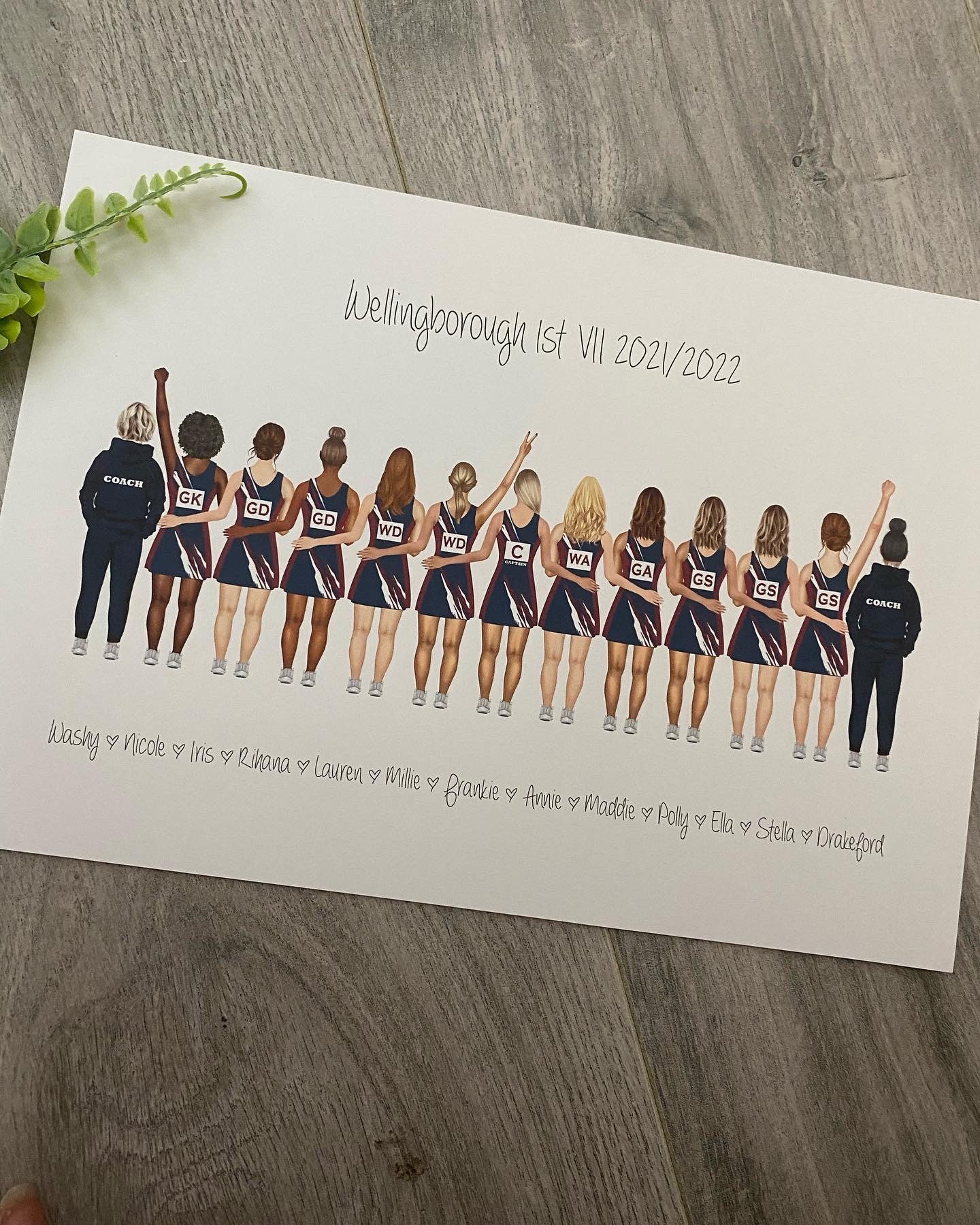 Team Print Sports Team Picture Bespoke Team Print Clip Art - Etsy UK