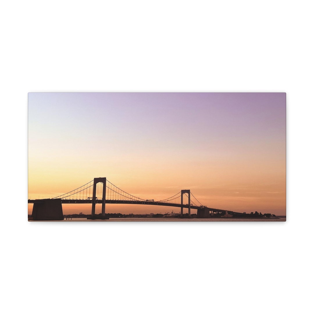 Purple Sky Throgs Neck Bridge Sunset | Bronx Sunset, Queens Sunset ...