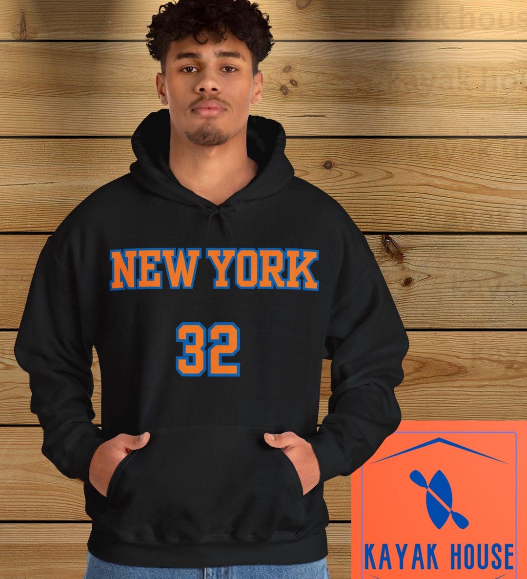 New York #32 Karl Anthony Towns Hoodie, Hooded Sweatshirt, Nyk, Knick ...