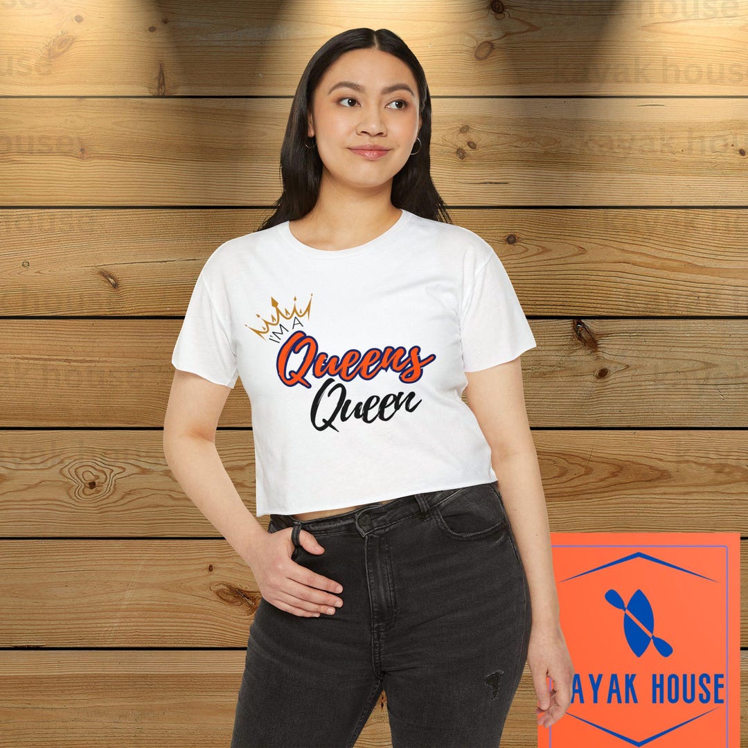 I'm A Queens Queen Crop Top | Mets Fan Shirt | New York Baseball Women ...