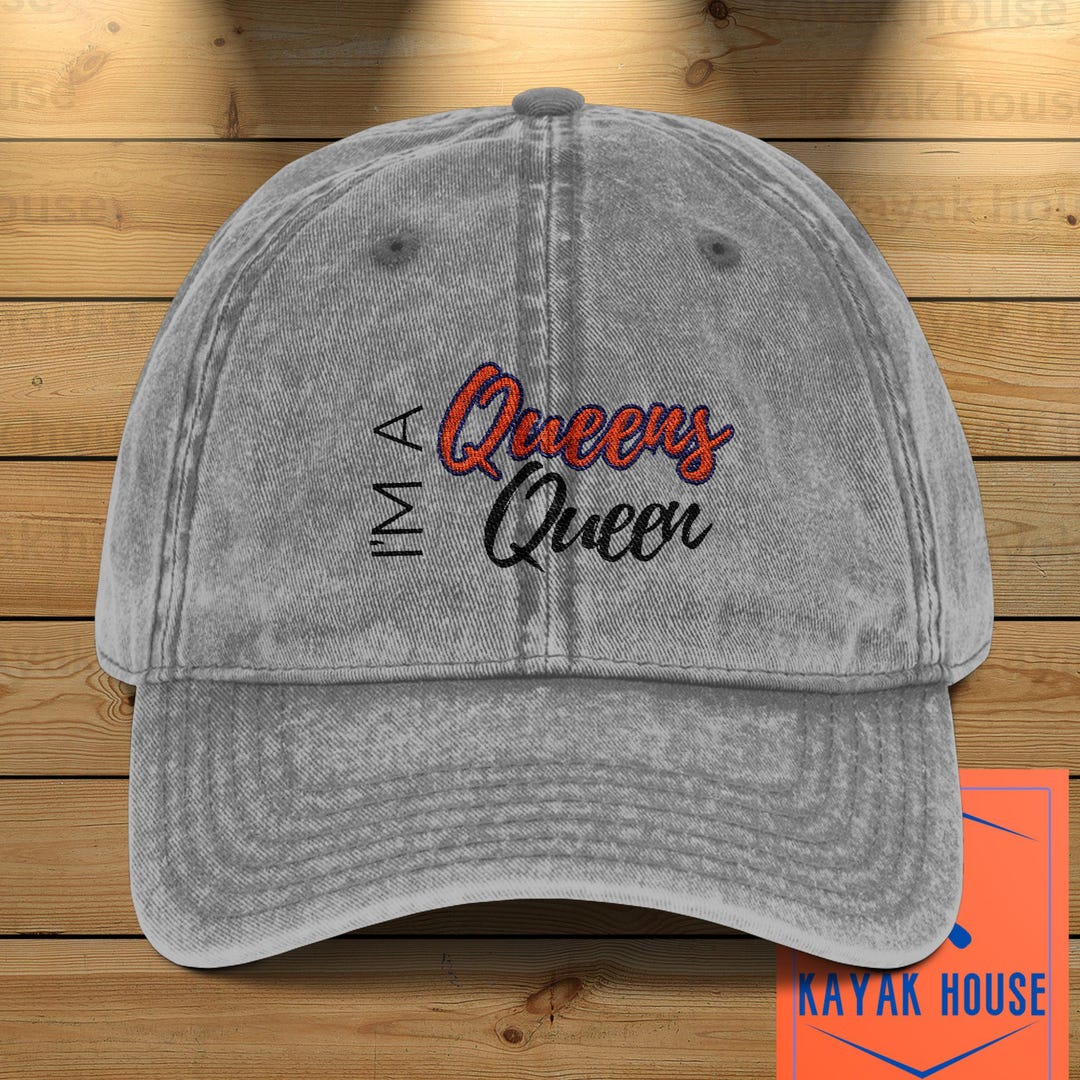 Embroidered Vintage Queens Met Cap: I'm a Queens Queen | Mother's Day ...