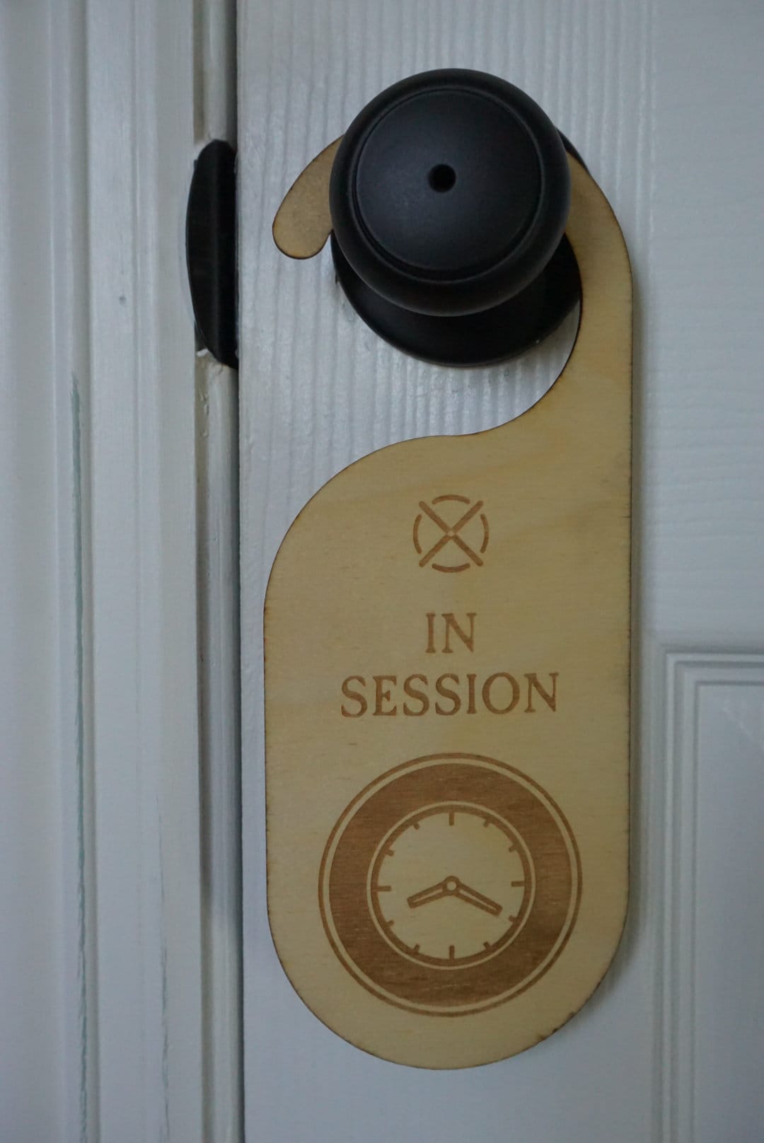 Door Hanger Do Not Disturb in Session Privacy Sign in Therapy Door Sign ...