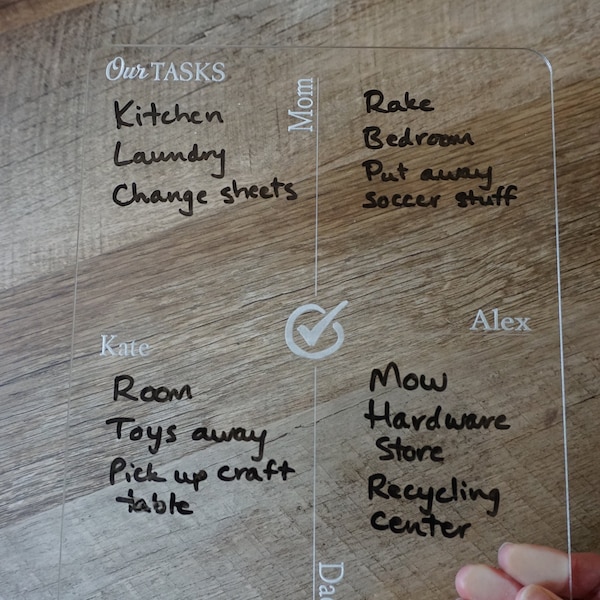 Erasable to Do List - Etsy