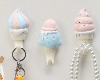 Ice Cream Wall Hooks | Etsy