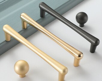 Slim Minimalist Style Heavier Closet Handle Kitchen Cabinet | Etsy