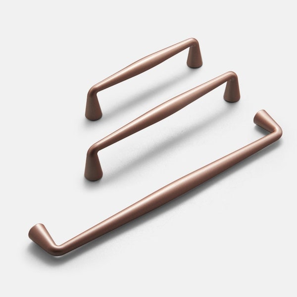 Copper Cabinet Pulls - Etsy