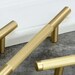 Anti-slip Pattern Handle Black Drawer Pulls Handles Gold T Bar - Etsy