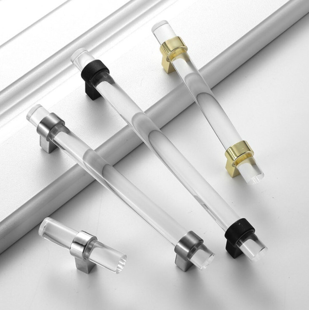 Transparent Acrylic Door Handles Cabinet Wardrobe Cupboard - Etsy