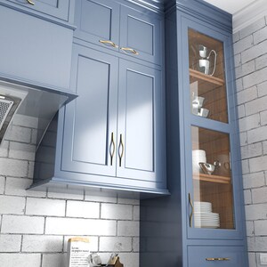 Streamline Drawer Knobs Black Cabinet Dresser Drawer Pulls - Etsy